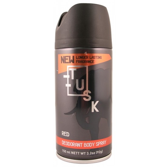 Tusk Deodrant Body Spray 150ml Red - Hampdens - Wholesale Supplier to ...