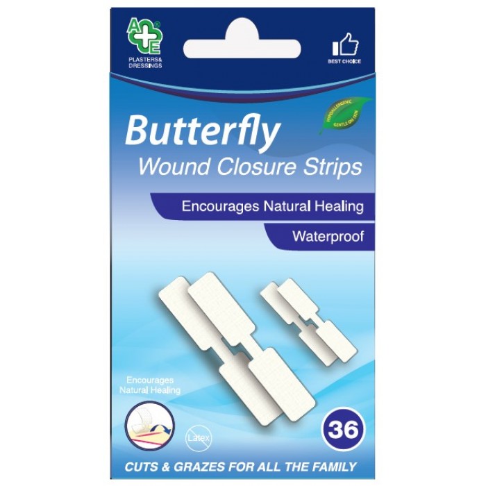 A&E Butterfly Wound Closures 36's - Hampdens - Wholesale Supplier to ...