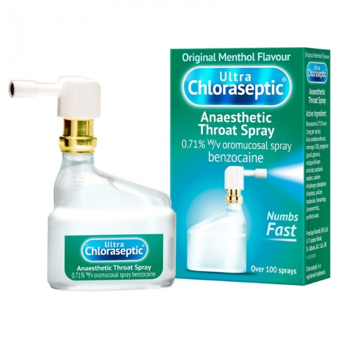Ultra Chloraseptic Anaesthetic Throat Spray 15ml [GSL] - Hampdens ...