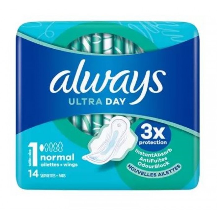 Always Ultra Sanitary Pads Normal Plus 14's - Sanitary - Hampdens ...