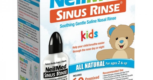 Neilmed Sinus Rinse Paediatric (Kids) Kit +60 Sachets - Hampdens ...