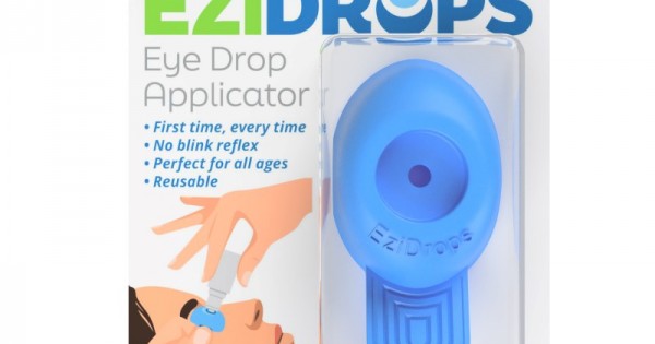 Ezidrops Eye Drop Applicator - Wide Head (light blue) - Hampdens ...
