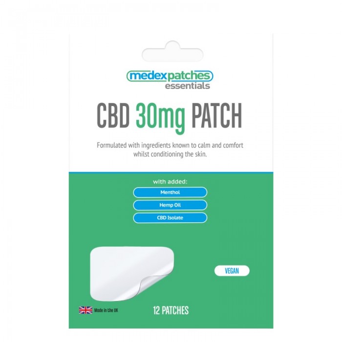 Medex Essentials Patches CBD 30mg 12's - Hampdens - Wholesale Supplier ...